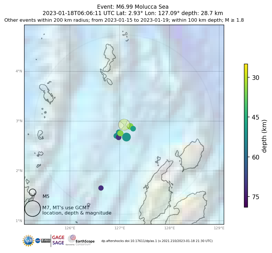 M 7.0 Molucca Sea | EarthScope Consortium